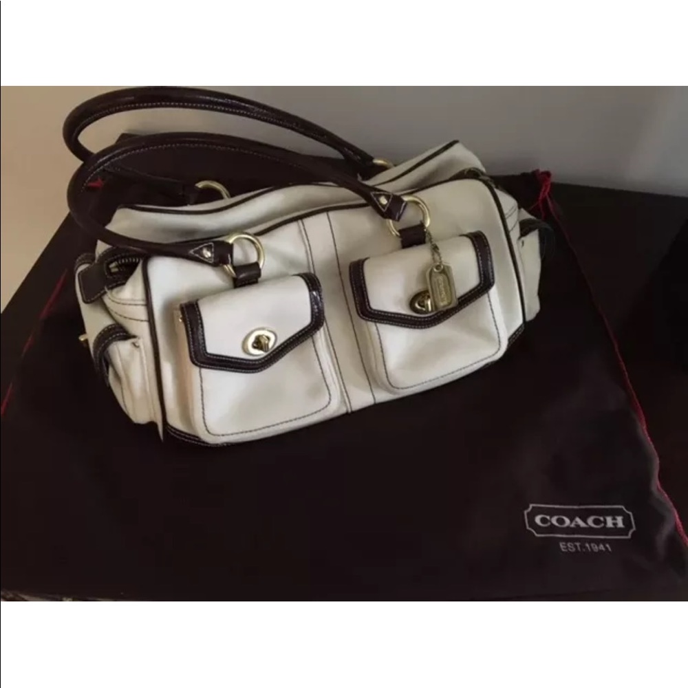 Vintage Coach Purse Duffle Bag No Dust Bag - Gem